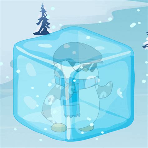 Freezing Ice Cube  By Pudgy Penguins