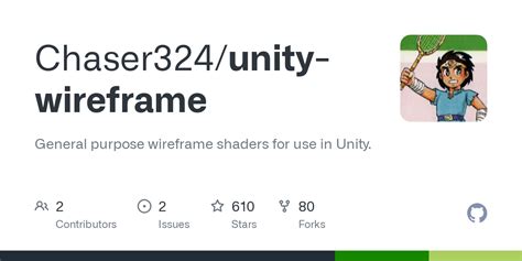 Github Chaser324unity Wireframe General Purpose Wireframe Shaders