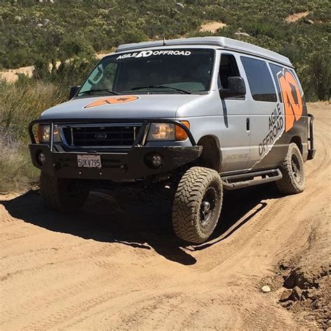 Agile Offroad Van With Aluminess Bumpers And Nerf Bars Ford Van 4x4
