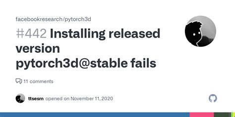 Installing Released Version Pytorch3dstable Fails · Issue 442