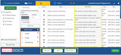 Guide For Google Drive Files Renaming On The Web Cloud File Renamer Knowledgebase