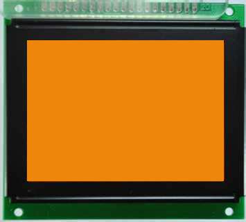 Orange Backlight Graphic LCD Display Module X Dots FSTN Transmissive Negative Mode
