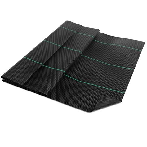Spudulica Black Woven Weed Control And Ground Stabilisation Membrane 2m