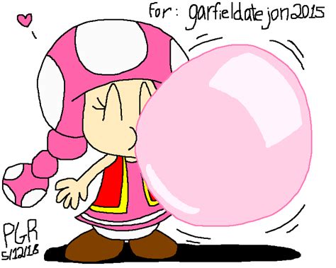 Toadettes Big Bubble By Pokegirlrules On Deviantart