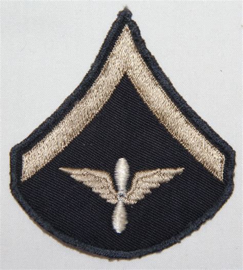 G299 Early Wwii Aaf Private First Class Chevron B And B Militaria