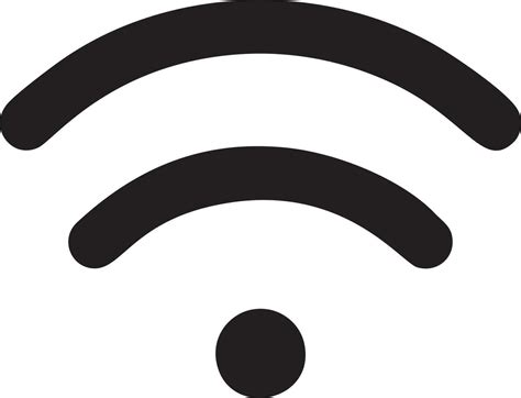 Signal Communication Information Connection Wireless Icon Symbol Vector Image Illustration Of