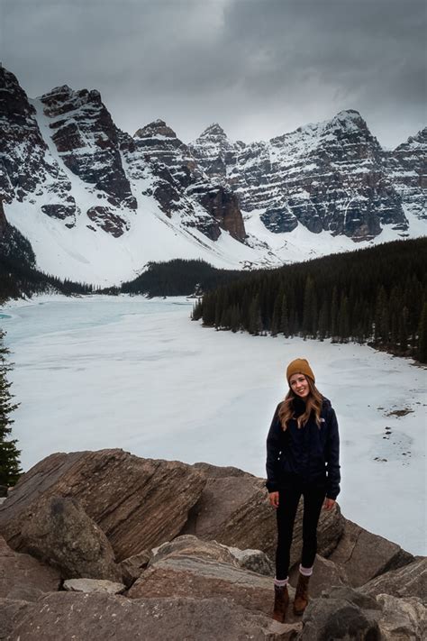 Moraine Lake In Winter 2024