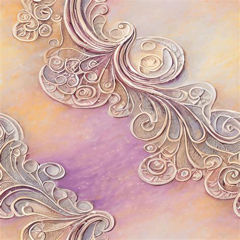 Beautiful Soft Pastel Ivory Swirls Pattern · Creative Fabrica