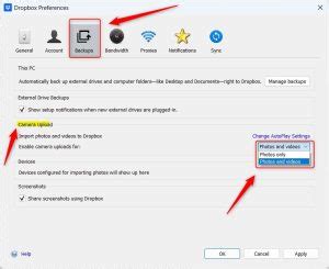 Enable Camera Upload In Dropbox On Windows Geek Rewind