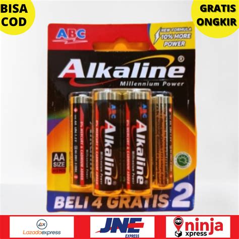 Baterai Alkaline Aa Isi Pcs V Original Bayar Ditempat Lazada Indonesia