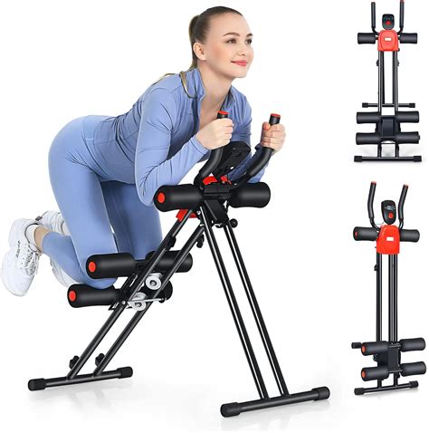 Goplus Foldable Core Abdominal Trainer Ab Workout Machine Exercise