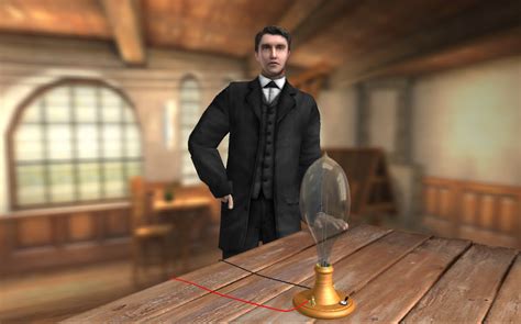 Becul Lui Edison Animație 3d Predare și învățare Digitală Mozaik