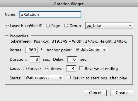 Rotation Widget Kwiksher