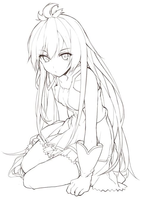 超好看的日系插画动漫人物高清线稿,临摹材资料 62 花瓣网 超好看的日系插画动漫人物高清线稿,临摹材资料 62 花瓣网