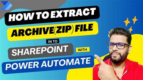 How To Extracts Archivezip File Automatically Into A Sharep