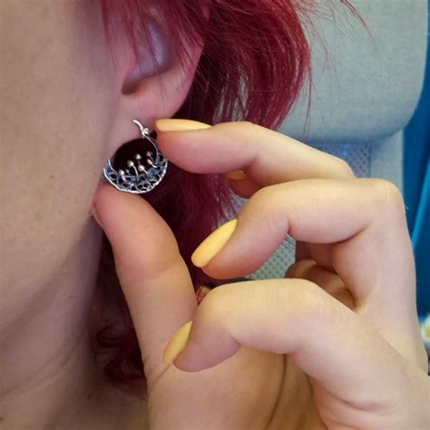 Vegvisir Viking Compass Nose Piercing Earring 06 Inch Sterling Silver