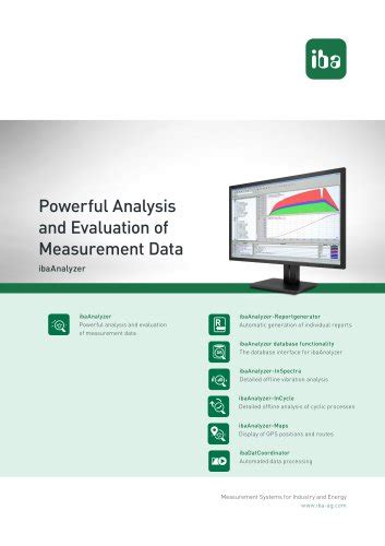 Powerful Analysis And Evaluation Of Measurement Data Iba Ag Pdf Catalogs Technical