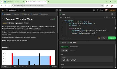 Arjit Mishra On Linkedin Leetcode 100daysofcode Java Problemsolving Codingjourney