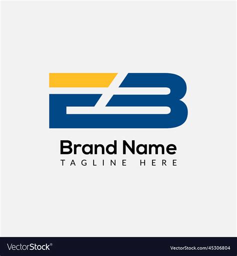 Abstract Letter Modern Initial Logo Design Vector Image