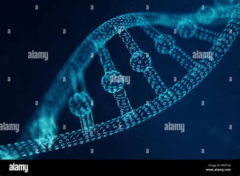 artifical intelegence dna molecule dna is converted into a binary code