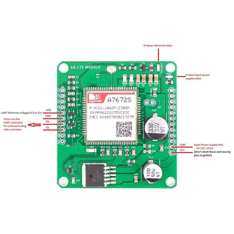 Buy Sim A7672s 4g 2g Lte Development Board Without Gnss Ktron India
