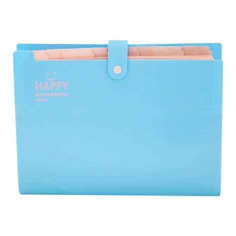 Skydue Expanding File Organizer With 12 Pockets Accordion File Folders With Labels Portable