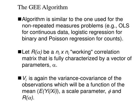 Ppt Chapter 5 Approaches To Repeated Measures Chapter 6 Marginal Gee Models Powerpoint