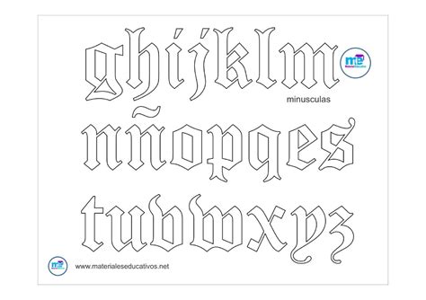 Letras Goticas Caligrafia Gotica Abecedario En Mayusculas Y Images