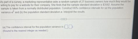 solved as part of a survey a marketing representative asks