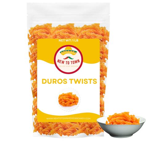 Duros Twists Authentic Mexican Wheat Snacks For Frying And Crunchy Str