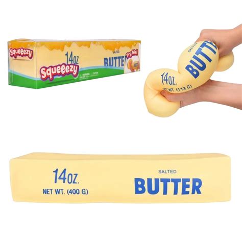 Butter Squishy 14oz Jumbo Squishy Stick Of Butter Realistic Slow