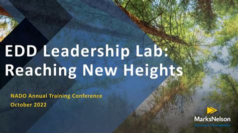 EDD Leadership Lab Reaching New Heights PPT