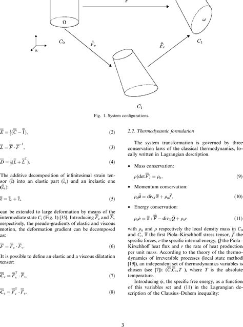 Figure 1 From Analysis Of A Thermo Viscoelastic Model In Large Strain Semantic Scholar