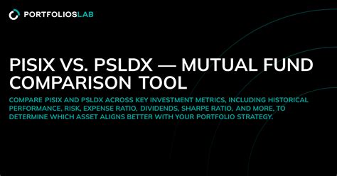 Pisix Vs Psldx — Mutual Fund Comparison Tool Portfolioslab
