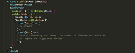 Reactjs React Native Expo Library Which Capture The Main Color