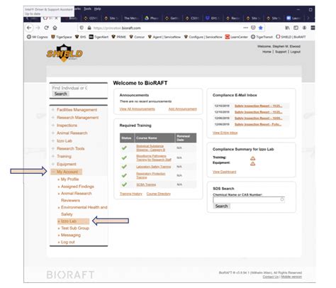 Pi Plan Workflow Office Of Environmental Health And Safety