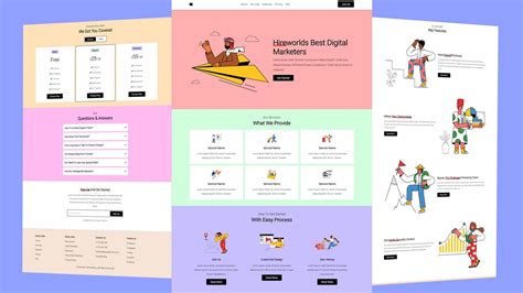 How To Create A Digital Marketing Website Using Html Scss Js Easy Tutorial Youtube