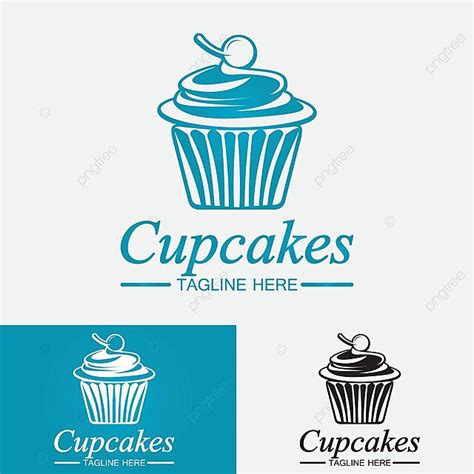 Cupcake Icon Vector Template For Bakery Logo Design Vector Dessert Bakery Pastry Png And