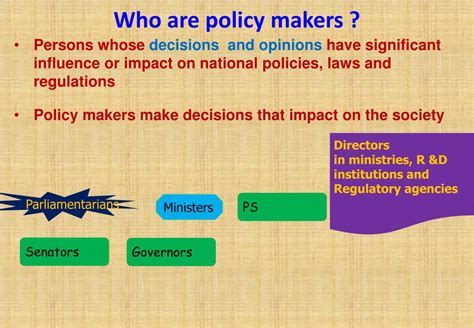 Ppt Communicating Science For Policy Influence Powerpoint