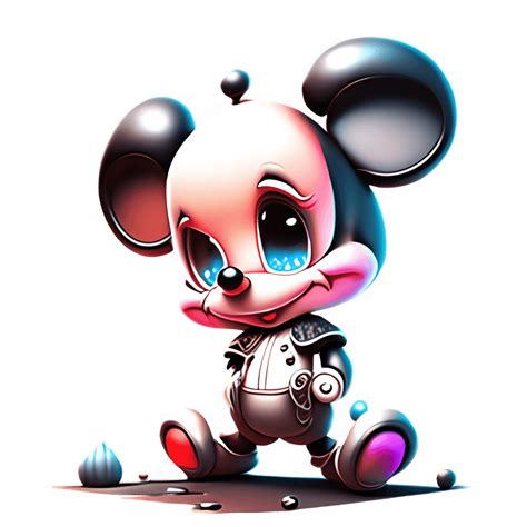 Adorable Chibi Mickey Mouse Graphic · Creative Fabrica