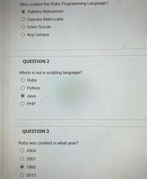 Solved Who Created The Ruby Programming Language Yukihiro