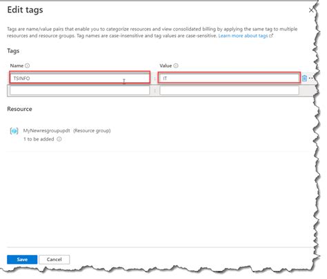 azure create tags azure lessons