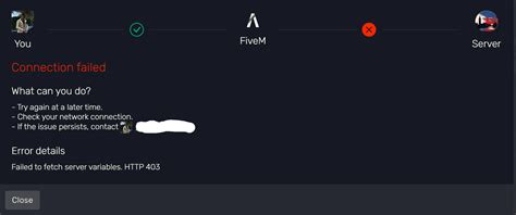 Error 403 Fivem Client Support Cfxre Community