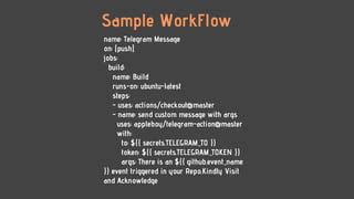 CICD Pipeline Using Github Actions PPTX