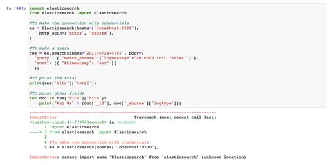 Cannot Import Name Elasticsearch From Elasticsearch Unknown