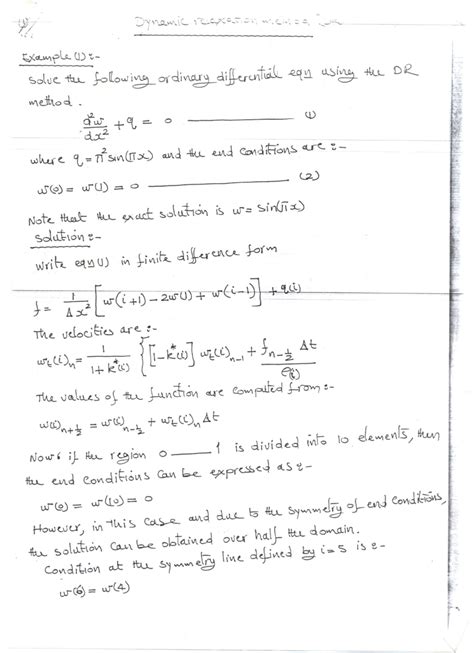 Pdf Dynamic Relaxation Method In English