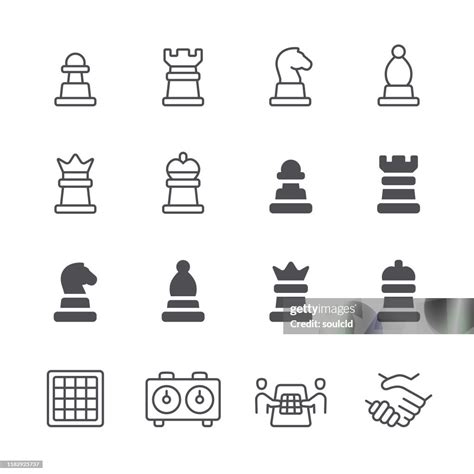 Chess Icons High Res Vector Graphic Getty Images