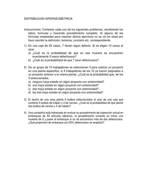 Hipergeometrica Pdf