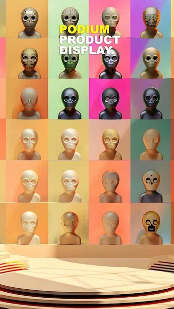 스토리 장면 포디움 무대 디스플레이 모 제품 프레젠테이션 장면 제품 디스플레 쇼케이스 프리미엄 Ai 생성 Psd