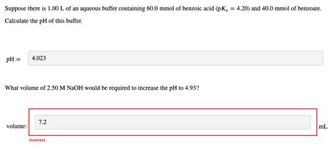 Solved Suppose There Is 1 00 L Of An Aqueous Buffer Chegg Com